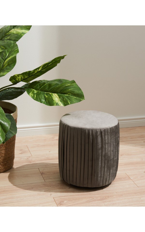 Velurový taburet, SINSAY, 3850A-09X