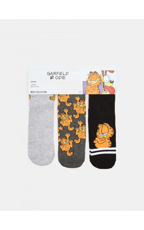 Garfield socks 3 pack, SINSAY, 1084D-09M