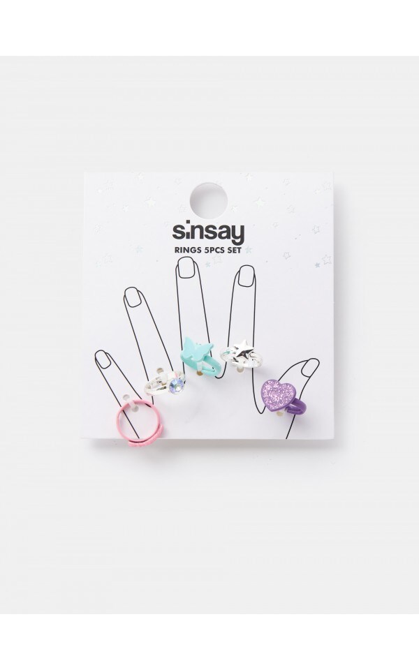 Ringe, 5er-Pack, SINSAY, 7017R-MLC