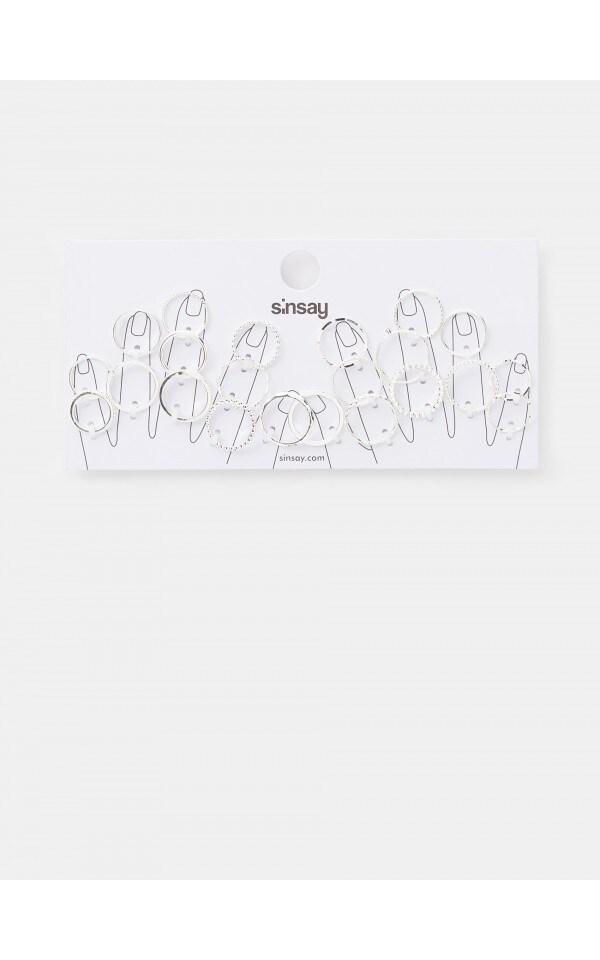 Ring, SINSAY, 9165F-SLV