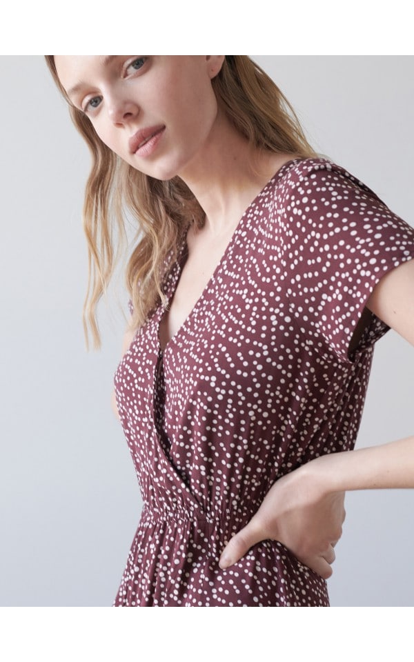 Wrap front maxi dress, SINSAY, YF572-88X