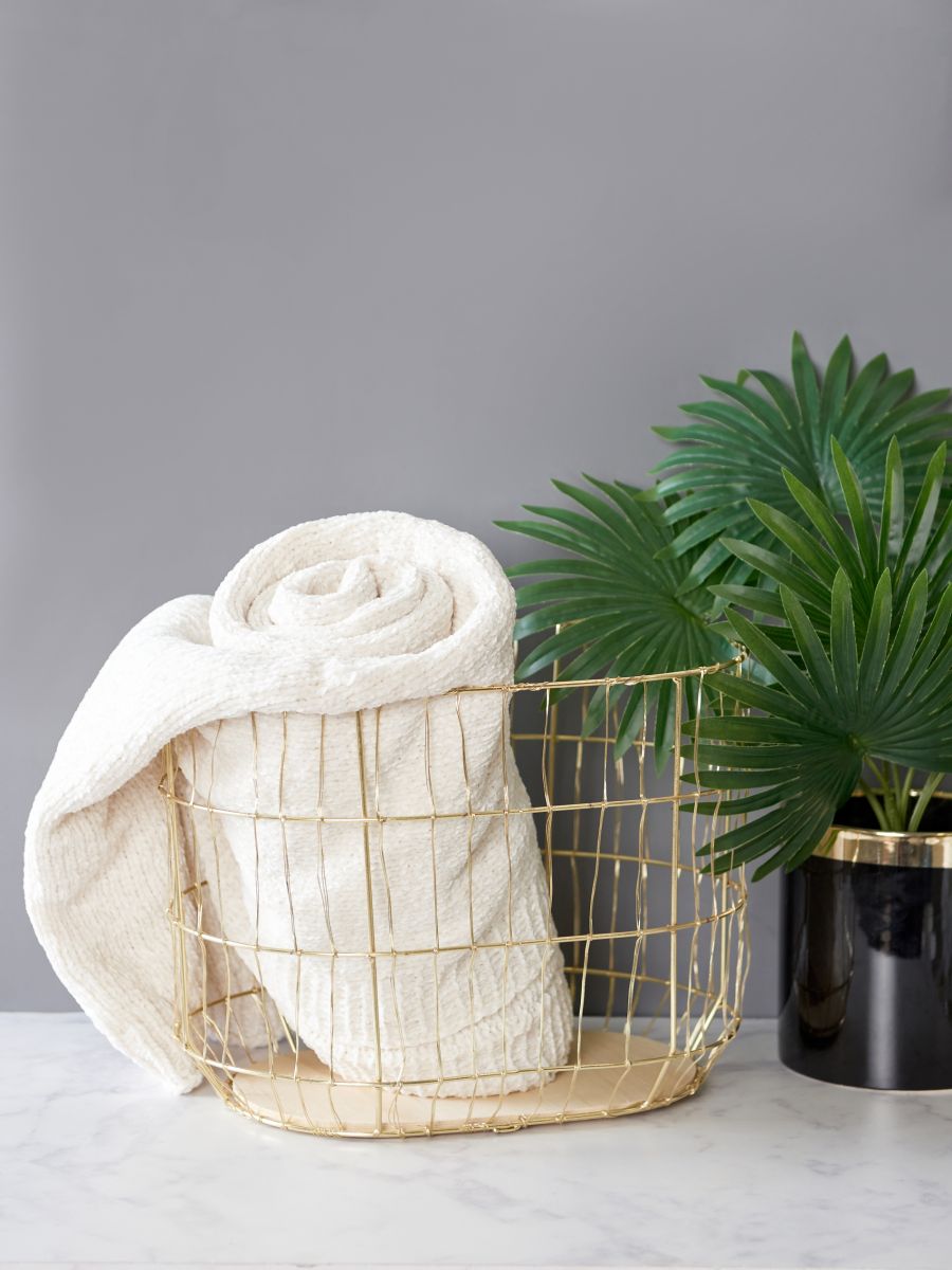 Storage basket, SINSAY, 5514J-GLD