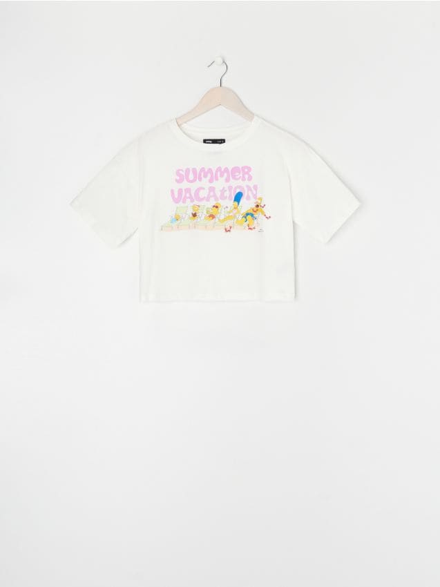 Krótkie crop topy damskie w sklepie Sinsay