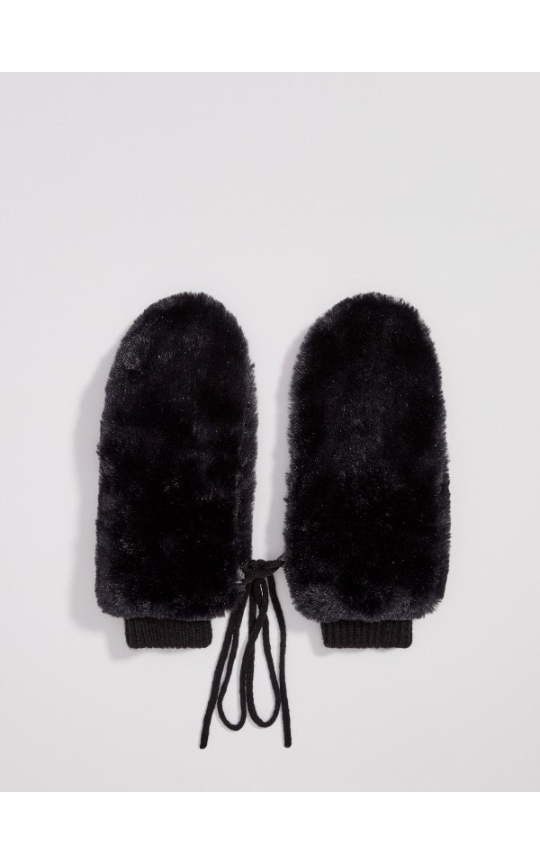 Mitene pufoase, prinse cu șnur, SINSAY, XB216-99X